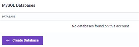 MySQL Databases Not Visible Under Dash Or Cpanel Hosting Support InfinityFree Forum