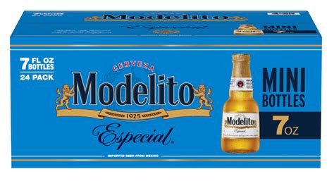 Modelo Modelito Lager Mexican Beer 24 Pk 7 Fl Oz Mini Bottles 4 4