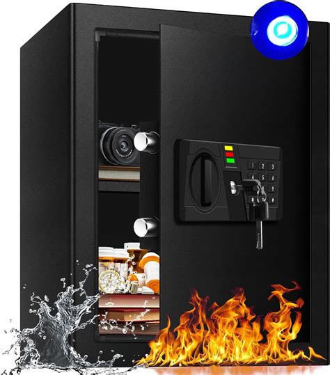 2 5 Cub Fireproof Waterproof Safe Box For Home Use Digital Safe With Combination Keypad Anti