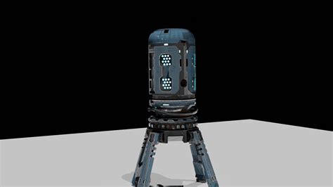 3d Sci Fi Radar Model Turbosquid 2242157