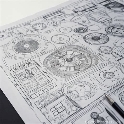 Modern Dashboard Interface Stable Diffusion Online