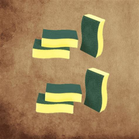 Platinum Usa Scrub Cleaning Sponge 6 Pk Platinum Usa Inc