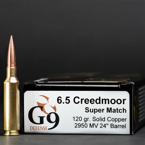 65 Creedmoor 120gr Super Match Alpha Brass