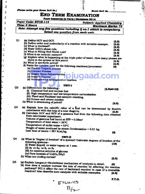 Chemistry Previous Year Question Paper Download Free Pdf Corrosion Water