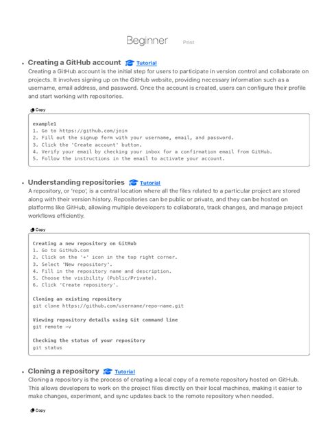 Github Basic Pdf Software Repository Software Bug
