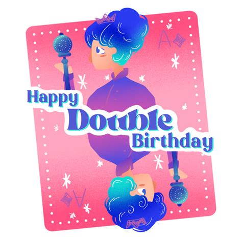 Ace Card Happy Double Birthday Boomf