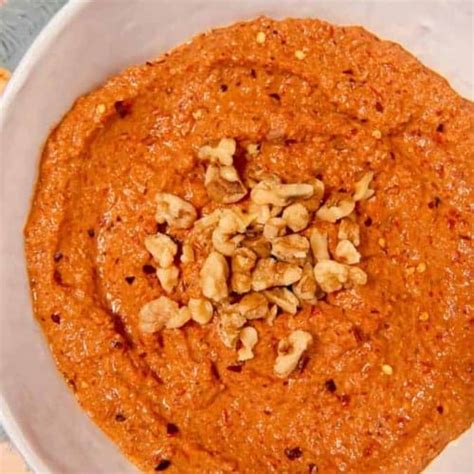 Muhammara Roasted Red Pepper Walnut Dip Girl With The Iron Cast