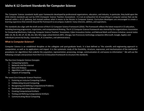 Solution Ics Computer Science Standards Studypool