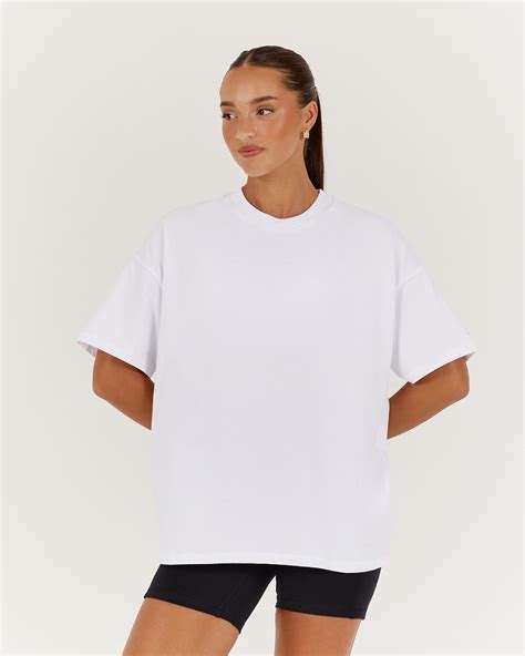 Oversized Tee White Muscle Republic