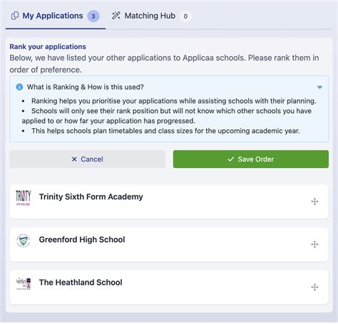 How Does Student Preference Ranking Work