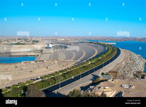 Aegypten Assuan Assuan Staudamm Stockfotografie Alamy