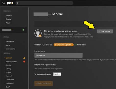 Plex Media Server Missing After Password Reset Sign Out Connected Devices Netgear Readynas