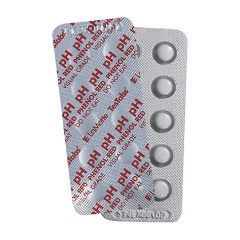 Phenol Red Ph Reagent 100 Count 6915a J Pst Pool Supplies