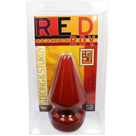 Doc Johnson Enterprises Red Boy Extra Large Butt Plug Size One Size