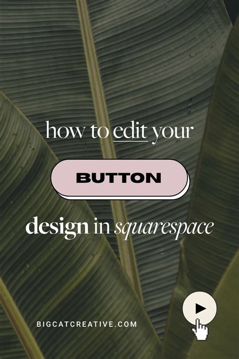 How To Edit Your Button Design In Squarespace 71 — Big Cat Creative Squarespace Templates