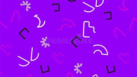 Seamless Pattern Abstract Animated Background Stock Video Video Of