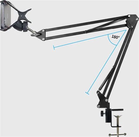 Homeberg Universele Telefoonhouder 3 Standen Arm Flexibel Verstelbaar Tafel Bol