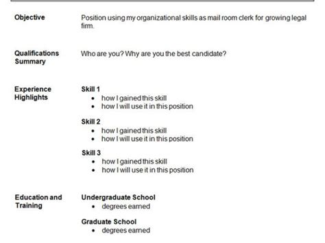 Simple Resume Format Simple Resume Template 47 Free Samples Examples