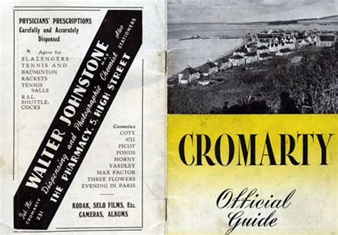 Cromarty Official Guide C1960 Cromarty Archive
