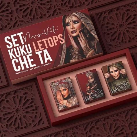 Inai Set Kuku Cheta Letups Lazada