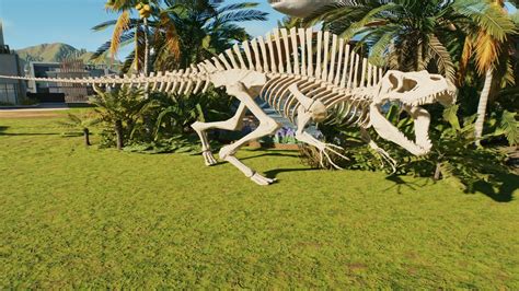 Acrocanthosaurus Skeleton Workshop Jurassic World Evolution 3