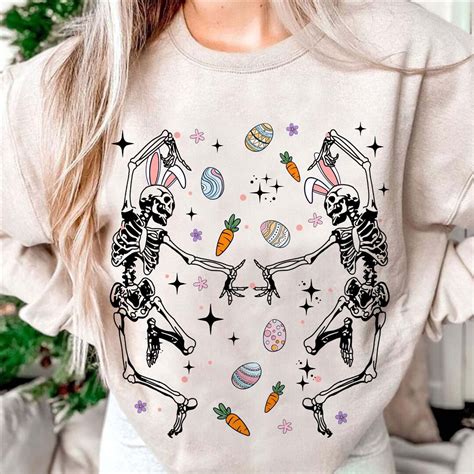 Funny Easter Png Easter Bunny Png Peeps Png Dancing Skeleton Png Retro Easter Png Easter