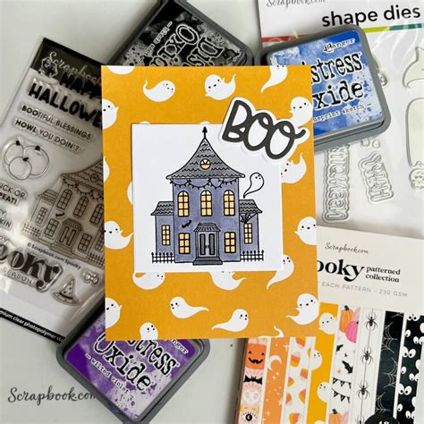 Boo Haunted House Card Project Idea