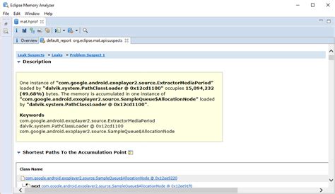 The Memory Is Accumulated In One Instance Of Google Android Exoplayer Source SampleQueue