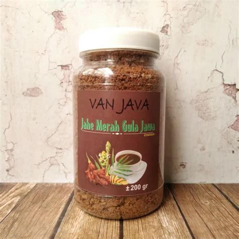 Jahe Merah Gula Jawa Aren VAN JAVA 200 Gram Lazada Indonesia