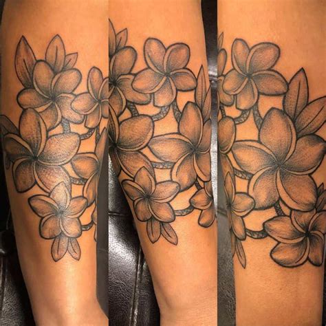 Plumeria Tattoo On Hip