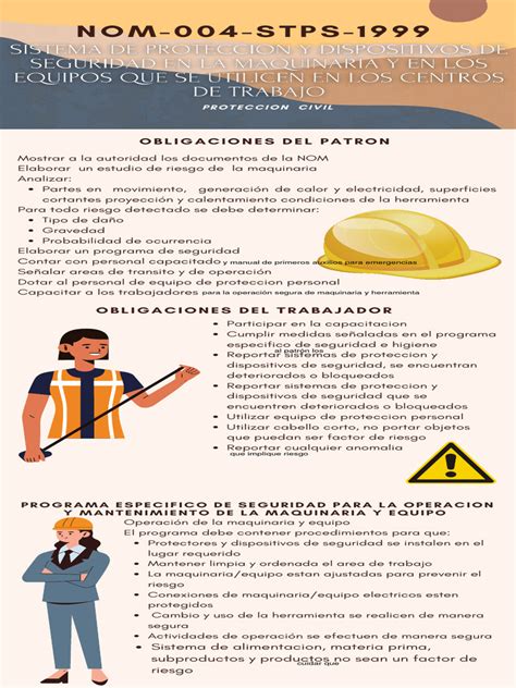 Nom 004 Stps 1999 Pdf Riesgo La Seguridad