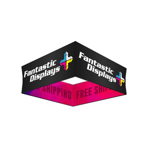 12ft Square Hanging Banner Trade Show Booth Overhead Display Sign