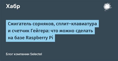 Сжигатель сорняков, сплит-клавиатура и счетчик Гейгера: что можно ...