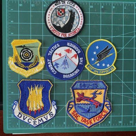 Lot Of 6 Usaf Bw And Oss Patches 3867059017