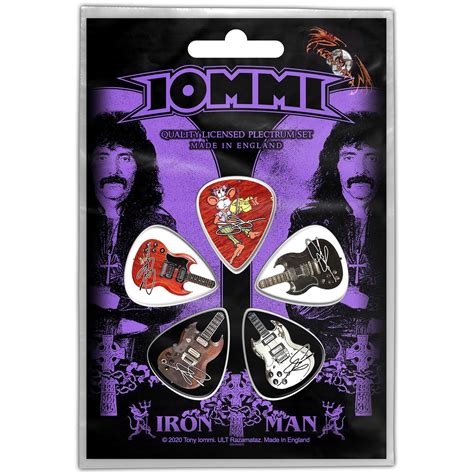 Pacchetto Plettro Tony Iommi Iron Man