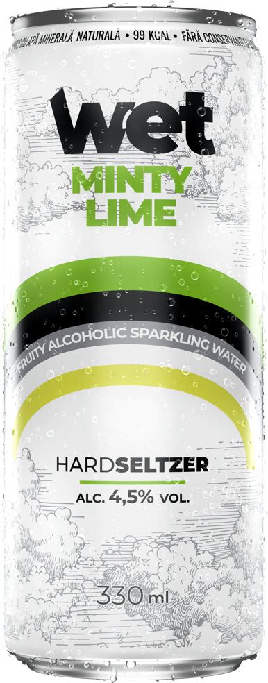 Wet Hard Seltzer Minty Lime