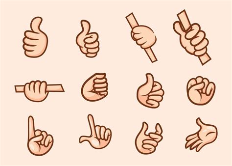 Manos Cartoon Vector Art Icons And Graphics For Free Download