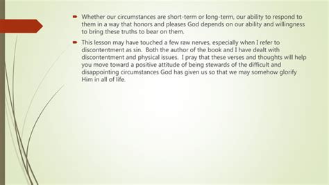 Discontentment Pptx Christianity Religion And Spirituality