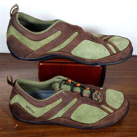 Ahnu Leather Fashion Sneakers For Men Mercari