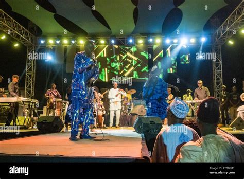 Festival Blues Du Flueuve 2023 In Podor Senegal West Africa Singer