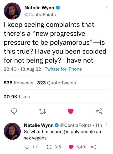 Are Poly People Sex Vegans R Contrapoints