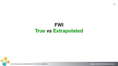 Transfer Learning For Low Frequency Extrapolation From Shot Gathers For Fwi Applications Ppt
