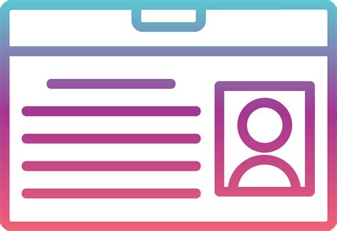 Student Card Vector Icon 15554899 Vector Art At Vecteezy