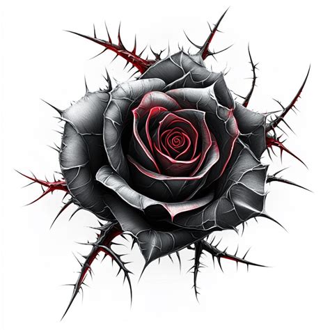 8 Rose Tattoo Clipart Traditional Style Designs Digital File Etsy