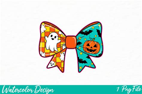 Halloween Bow Neon Png Graphic By Watercolor Design · Creative Fabrica