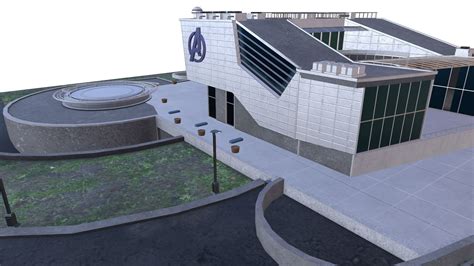3d Model Avengers Hq Avengers Vr Ar Low Poly Cgtrader