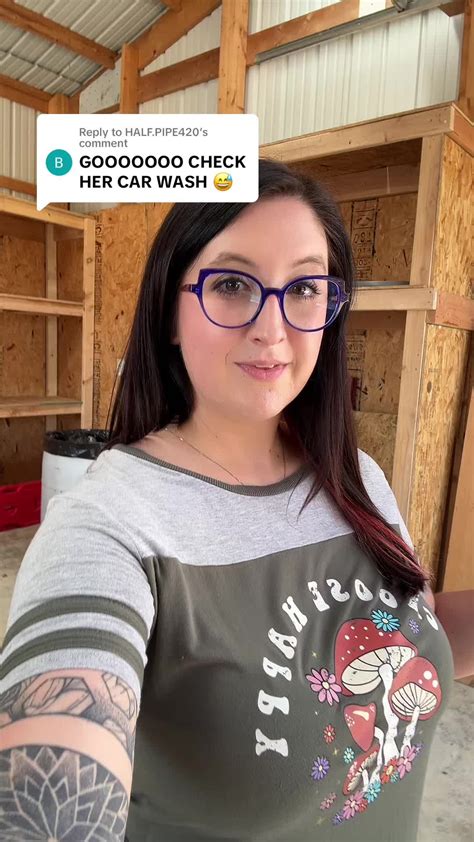 Veronica Vansing Recreating Car Wash Video Tiktok