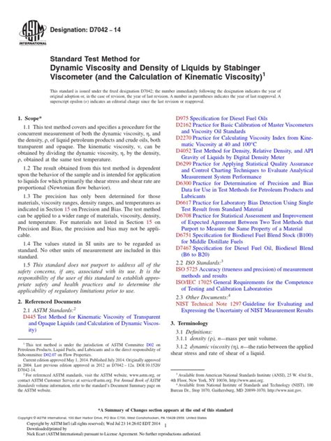 Astm D7042 1380807 1 Dynamic Viscosity Svm 3000 Pdf Viscosity