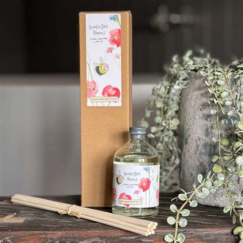 Bumble Bee Blooms Lavender Sweet Orange And Geranium Reed Diffuser