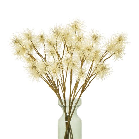 Cream Xanthium Spray Wholesale By Hill Interiors